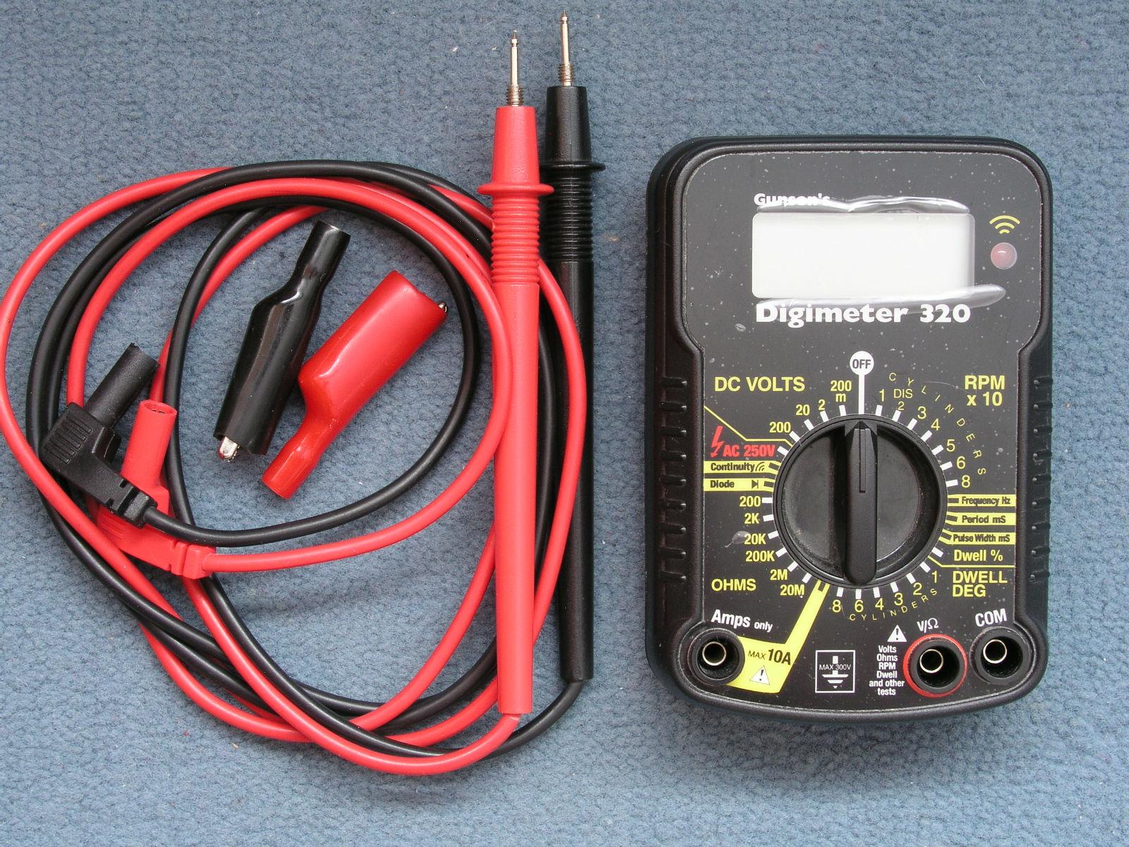 Gunson Digimeter 320 - auto digital multimeter for car | JPEGbay.com