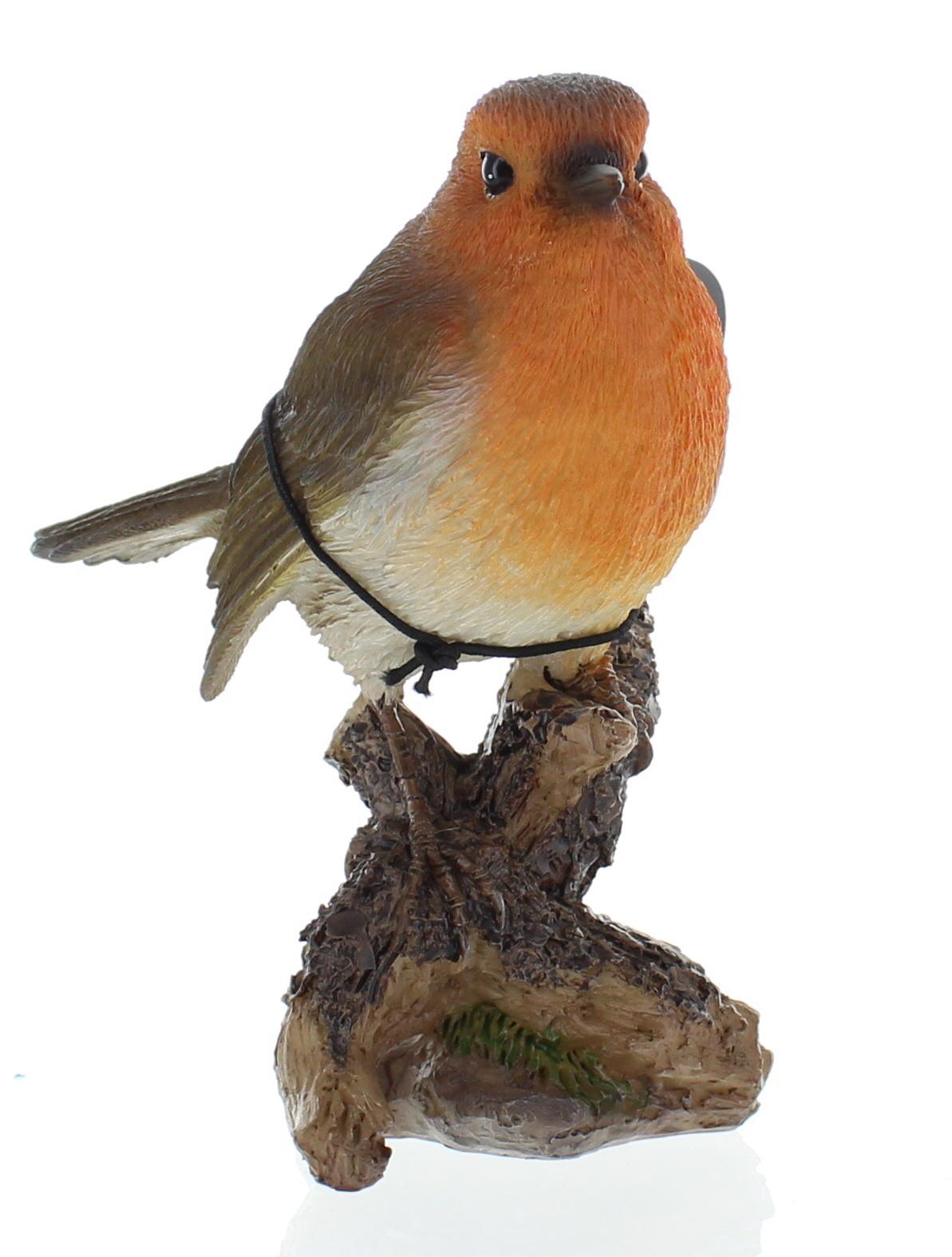 Vivid Arts British Birds Robin on a Branch Indoor/Outdoor Use Garden ...