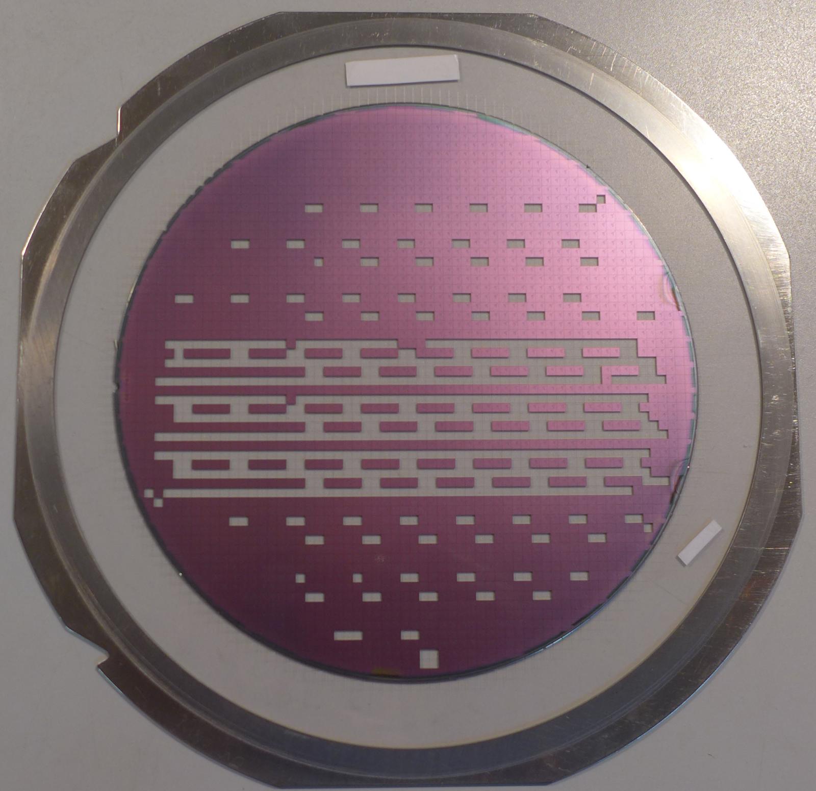 8 inch Silicon Wafer Test Mask Artistic Pattern #9 | eBay