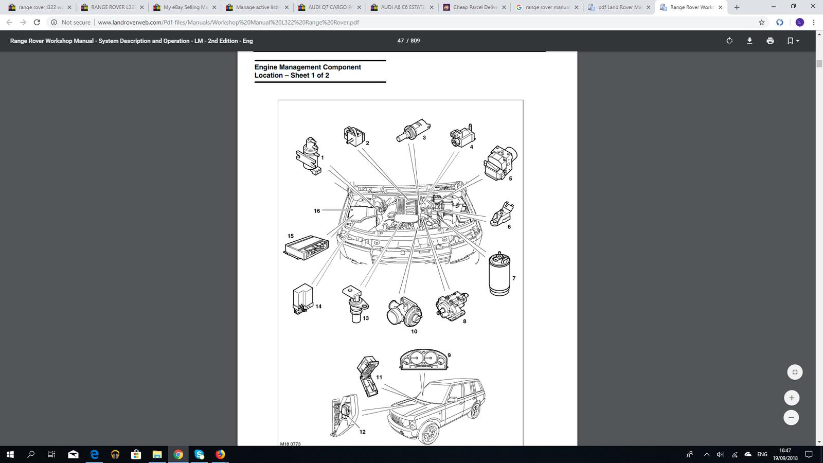 RANGE ROVER L322 (VOGUE) WORKSHOP SERVICE REPAIR MANUAL 2002 - 2006 ...