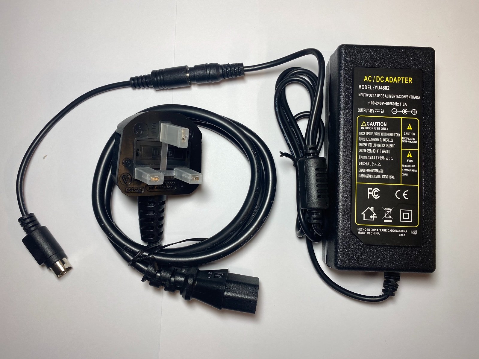 Replacement for CS Power Supply 48V 2A CS-4802000 4 Pin Connector AC-DC ...