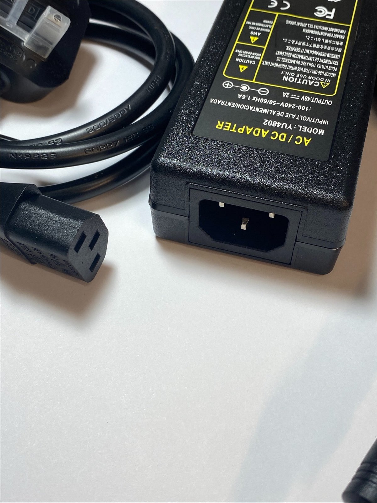 Replacement for 48V 1500mA Switching Power Supply Adapter 4 Pin 4 Swann ...