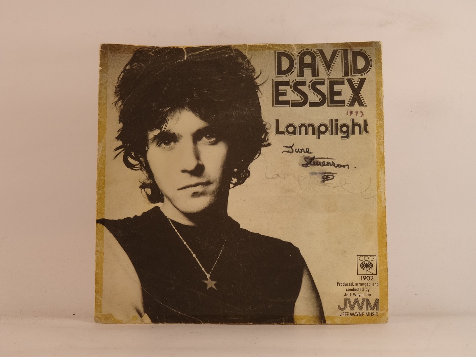 DAVID ESSEX LAMPLIGHT (117) 2 Track 7" Single plus Picture Sleeve CBS ...
