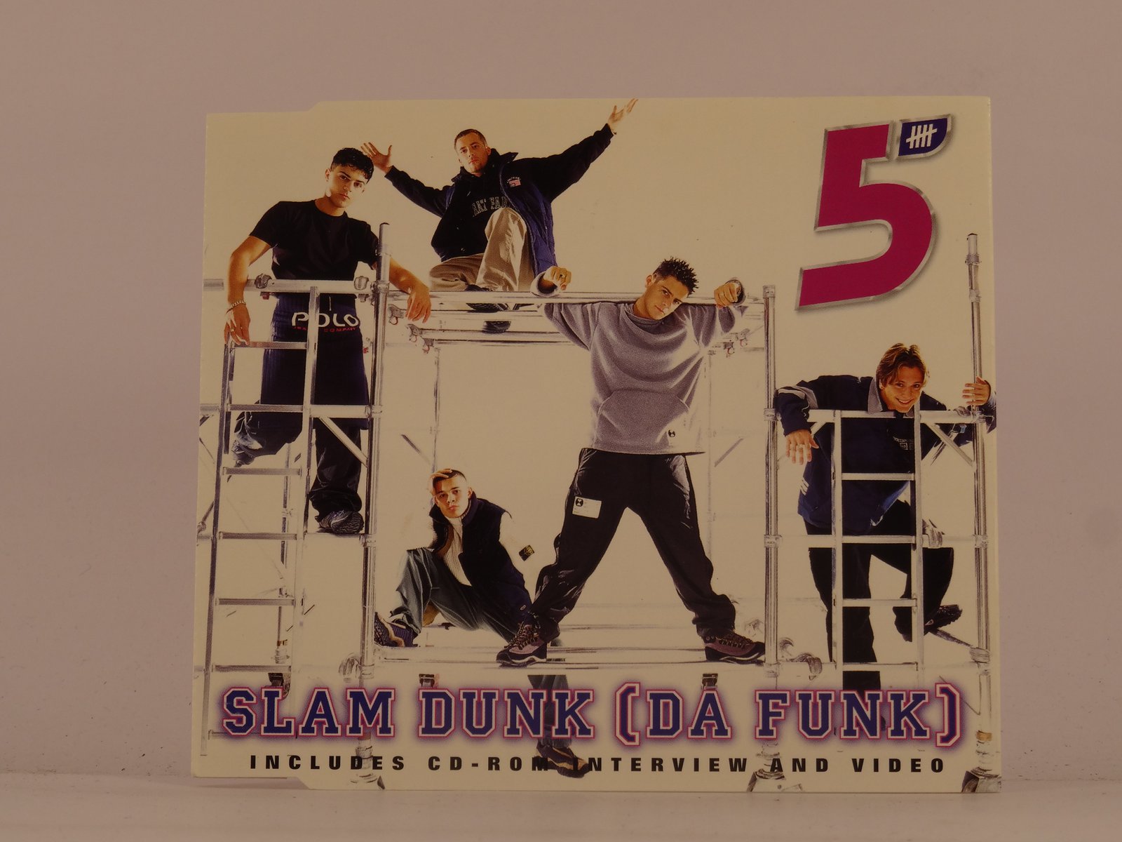 FIVE SLAM DUNK DA FUNK (CD1) (J20) 4 Track CD Single including Picture ...