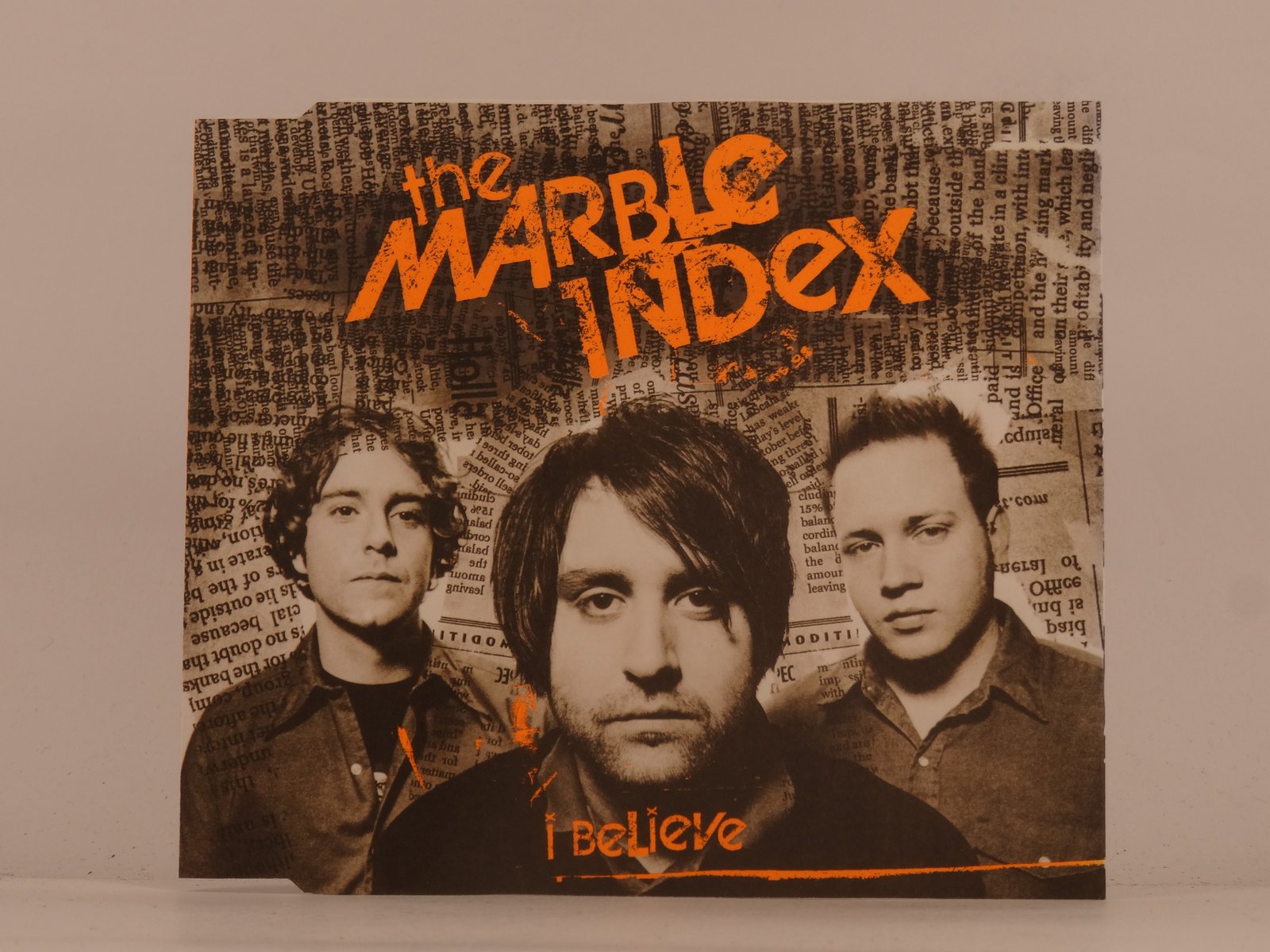 THE MARBLE INDEX I BELIEVE (J20) 1 Track CD Single Picture Sleeve DEATH ...