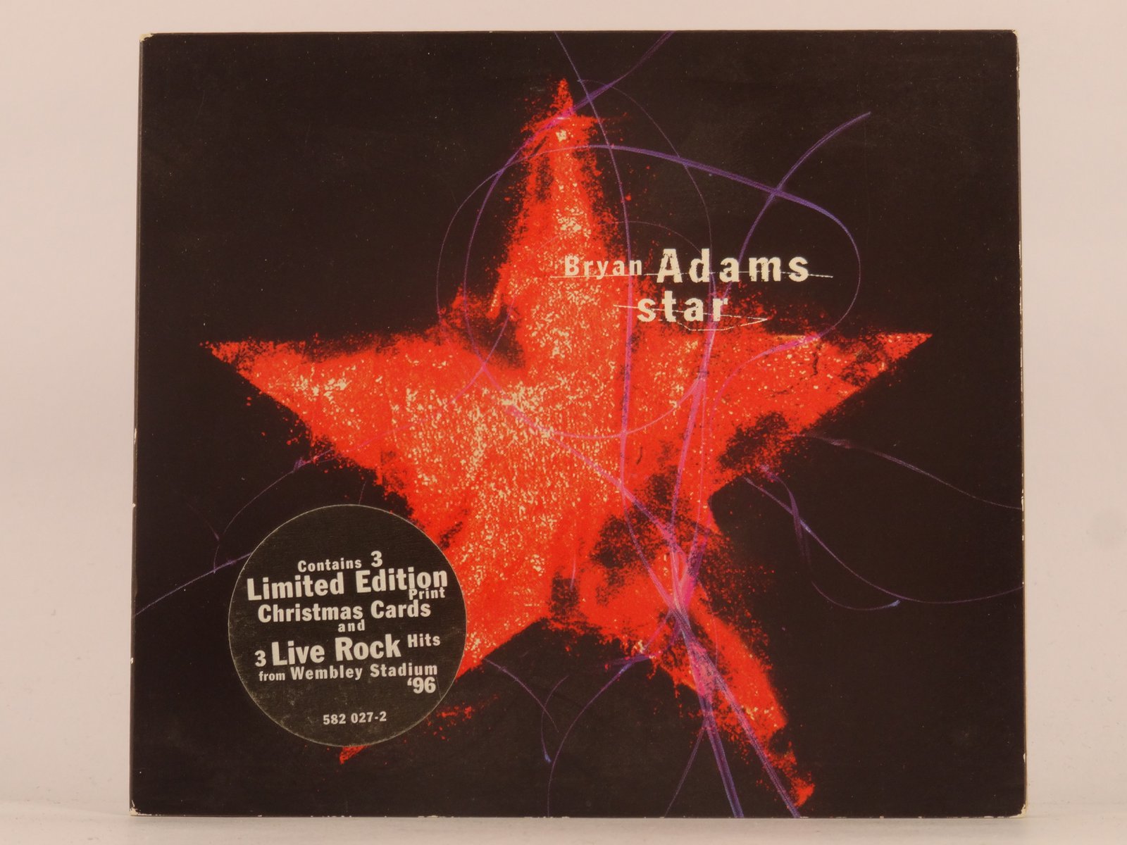 BRYAN ADAMS STAR (J36) 4 Track CD Single along with Picture Sleeve A&M ...
