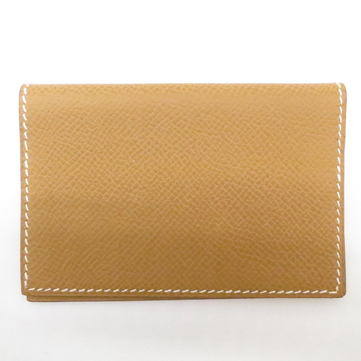 Authentic HERMES Business Card Holder Square In K Light Authentic HERMES Business Card Holder Square In K Light
