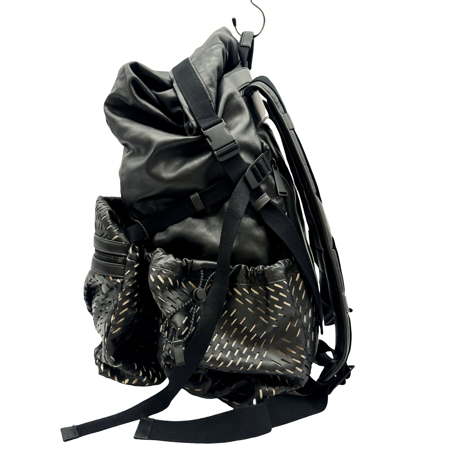 Authentic BOTTEGA VENETA 580351VBOY1 Perforated Backpack Authentic BOTTEGA VENETA 580351VBOY1 Perforated Backpack