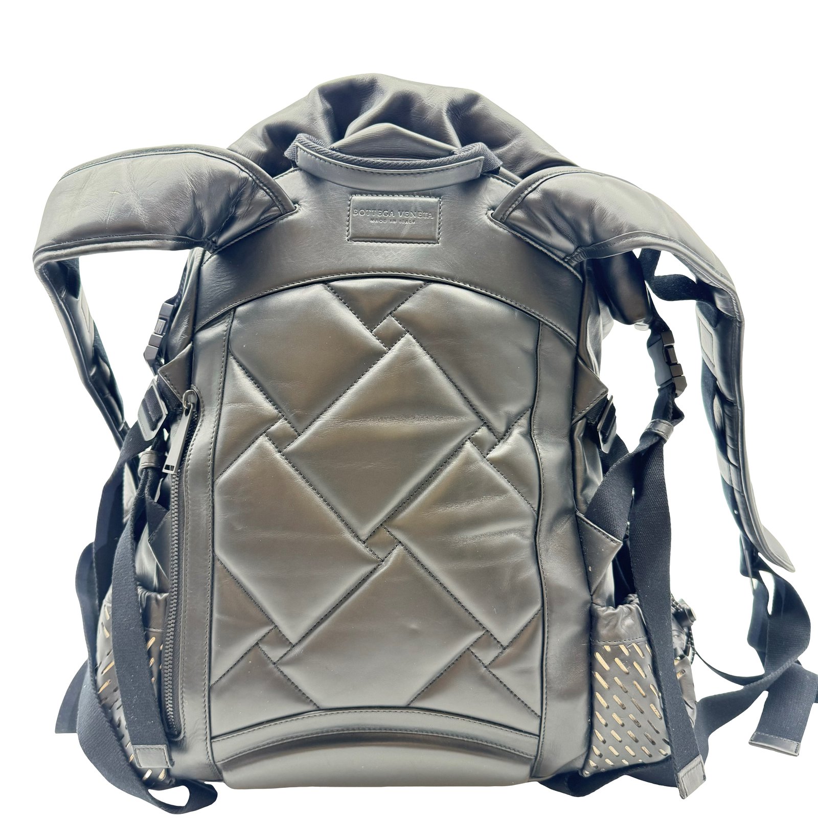 Authentic BOTTEGA VENETA 580351VBOY1 Perforated Backpack Authentic BOTTEGA VENETA 580351VBOY1 Perforated Backpack