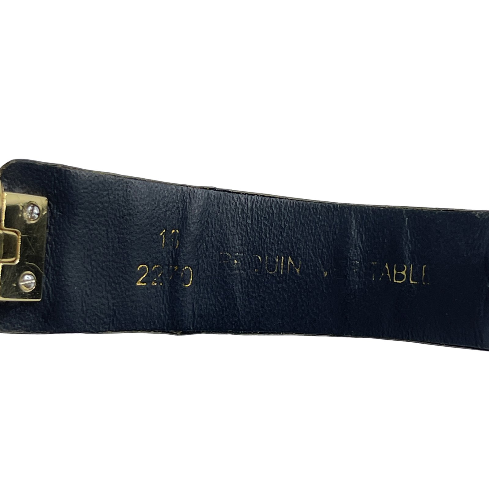 Authentic Christian Dior Leather Belt Quartz Wristwatch 2270 Authentic Christian Dior Leather Belt Quartz Wristwatch 2270